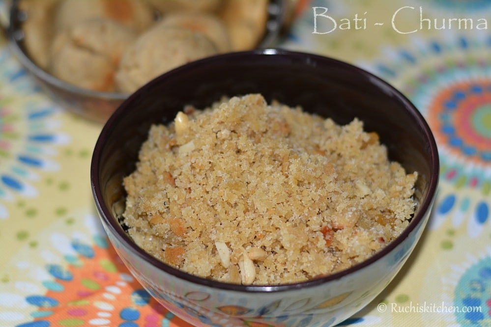 Churma or Choorma recipe - RuchisKitchen