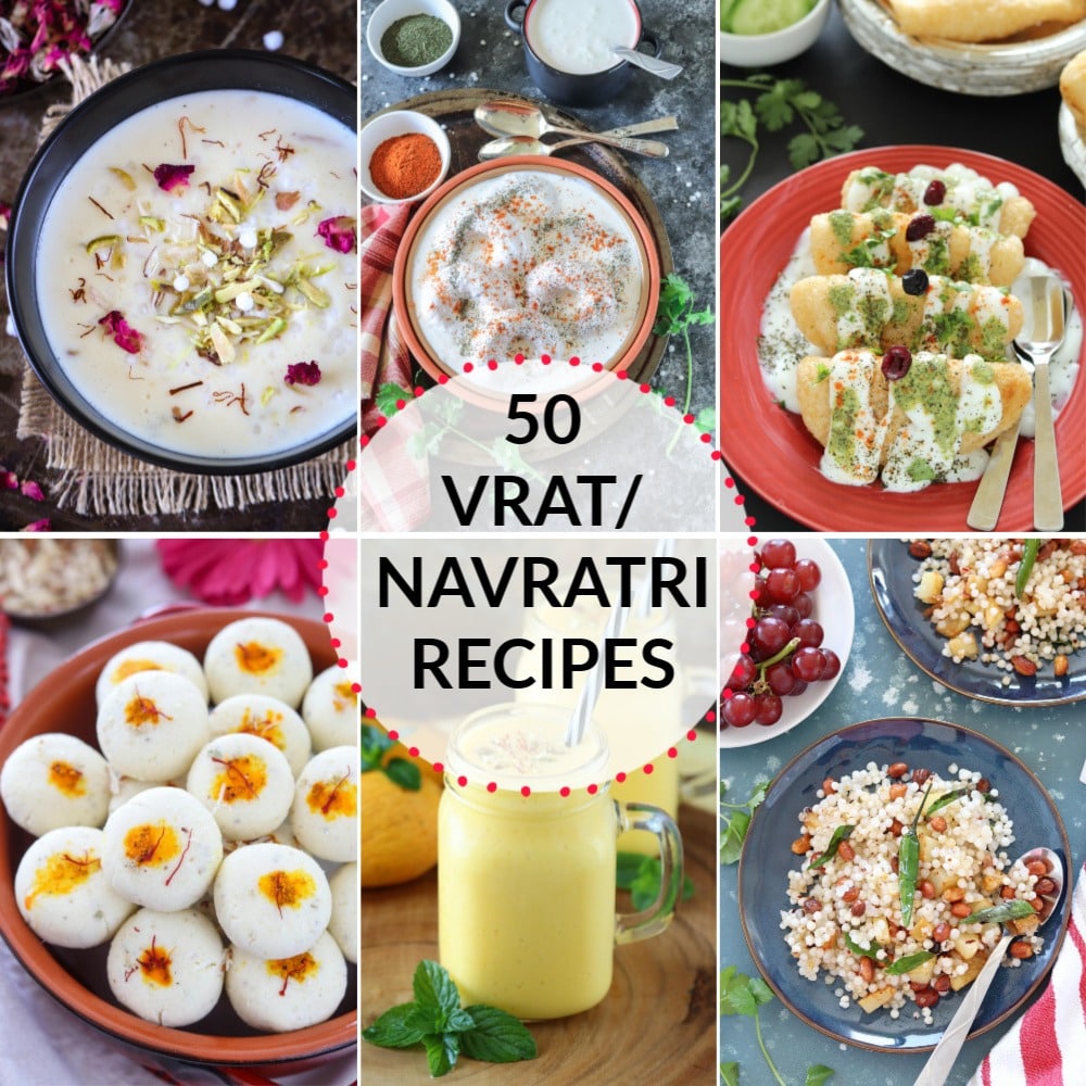 Vrat food (Navratri Recipes, Mahashivratri recipes) - Ruchiskitchen.com