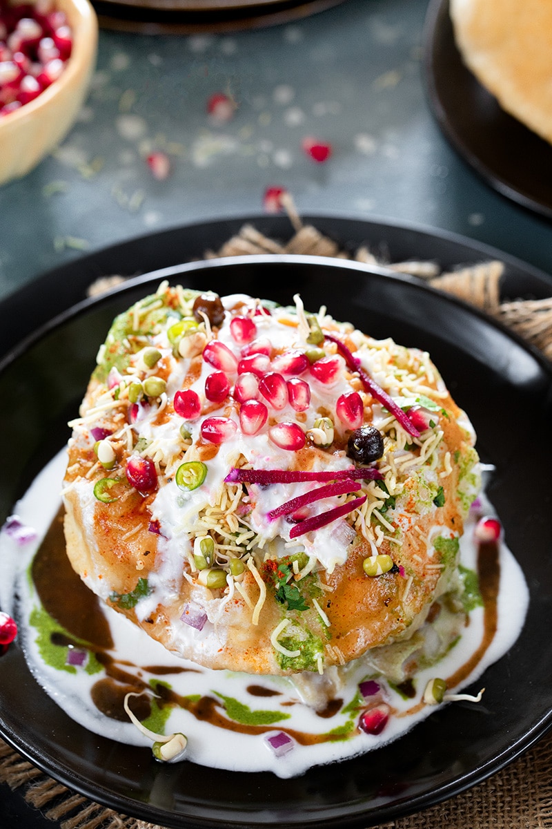 Raj Kachori ( step-by step recipe+ video) - Ruchiskitchen
